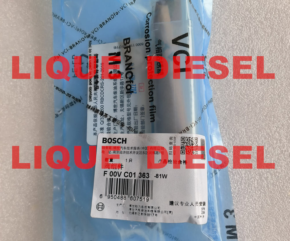 BOSCH injector valve F00VC01363 F 00V C01 363 for 0445110304 0445110317 ...