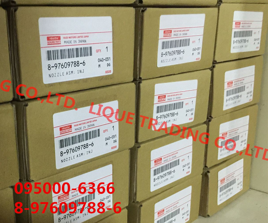 DENSO injector 095000-6366 / 095000-6363 for Isuzu 8-97609788-6 ...