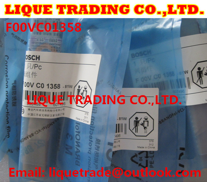 BOSCH injector valve F00VC01358 F 00V C01 358 for 0445110291,0445110358 ...