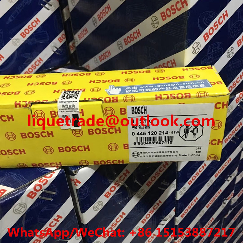 BOSCH original INJECTOR 0445120214 Common Rail Injector 0 445 120 214 ...