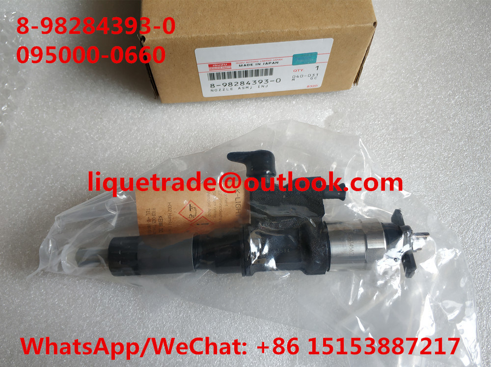 DENSO Common Rail Injector 095000-0660 for ISUZU 8-98284393-0 , 8982843930