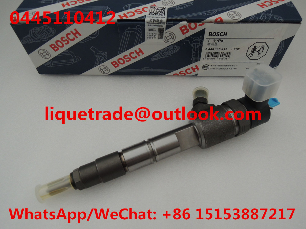 BOSCH Common rail injector 0445110412 , 0 445 110 412 FUEL INJECTOR 0445 110 412