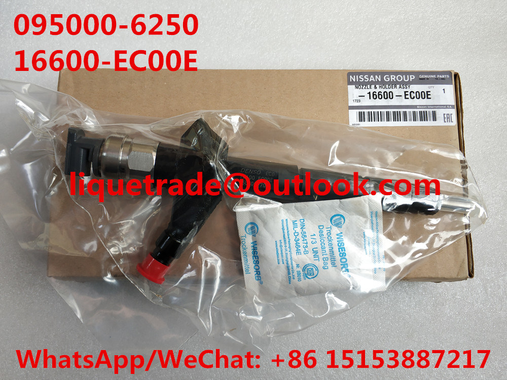 DENSO common rail injector 095000-6250 for NISSAN Navara 16600-MB40E ...