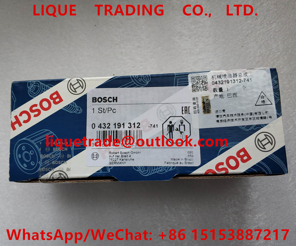 BOSCH injector 0432191312 , 0 432 191 312 DEUTZ BF914 injector 04234349 ...