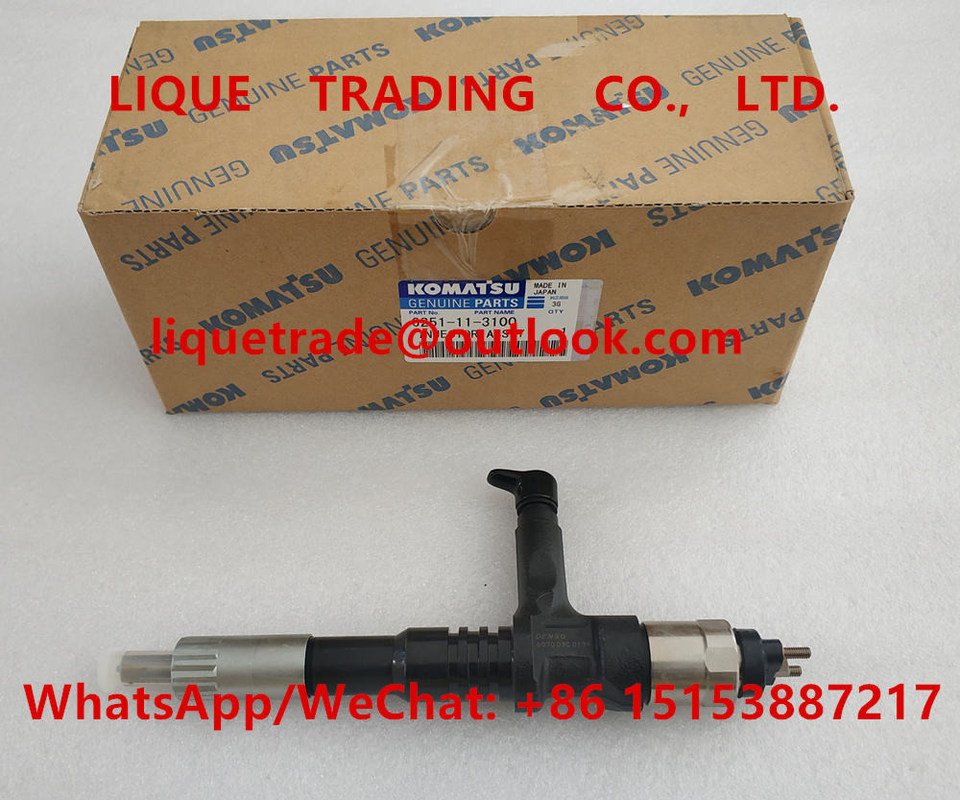DENSO common rail injector 095000-6070 , 6251-11-3100 , 6251113100 for ...