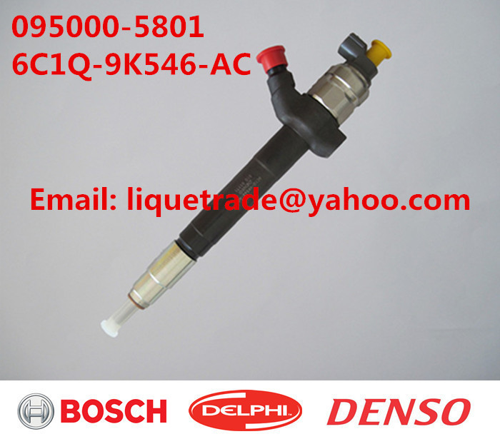 DENSO injector 095000-5800, 095000-5801, 6C1Q-9K546-AC for FORD, FIAT ...