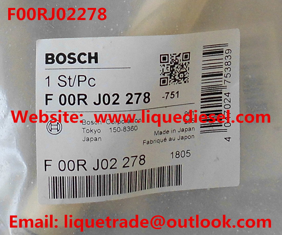 BOSCH Genuine F00RJ02278--Original Injector Control Valve F00RJ02278 ...