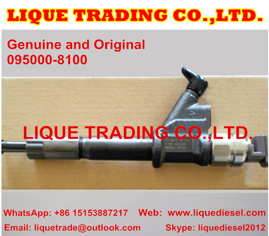 DENSO Genuine Common rail injector 095000-8100 095000-8101 for HOWO A7 ...