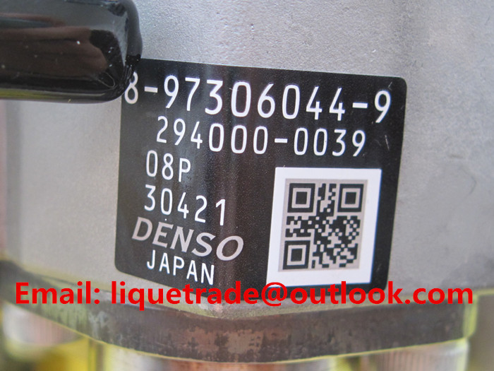 DENSO pump 294000-0039, for ISUZU 4HK1 8-97306044-9, 8973060449