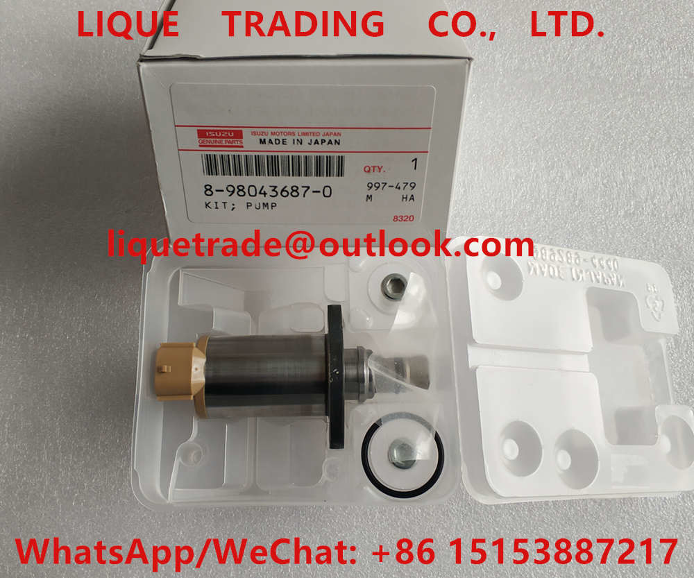 ISUZU Pressure Regulator 8-98043687-0 suction valve SCV 8980436870 ...