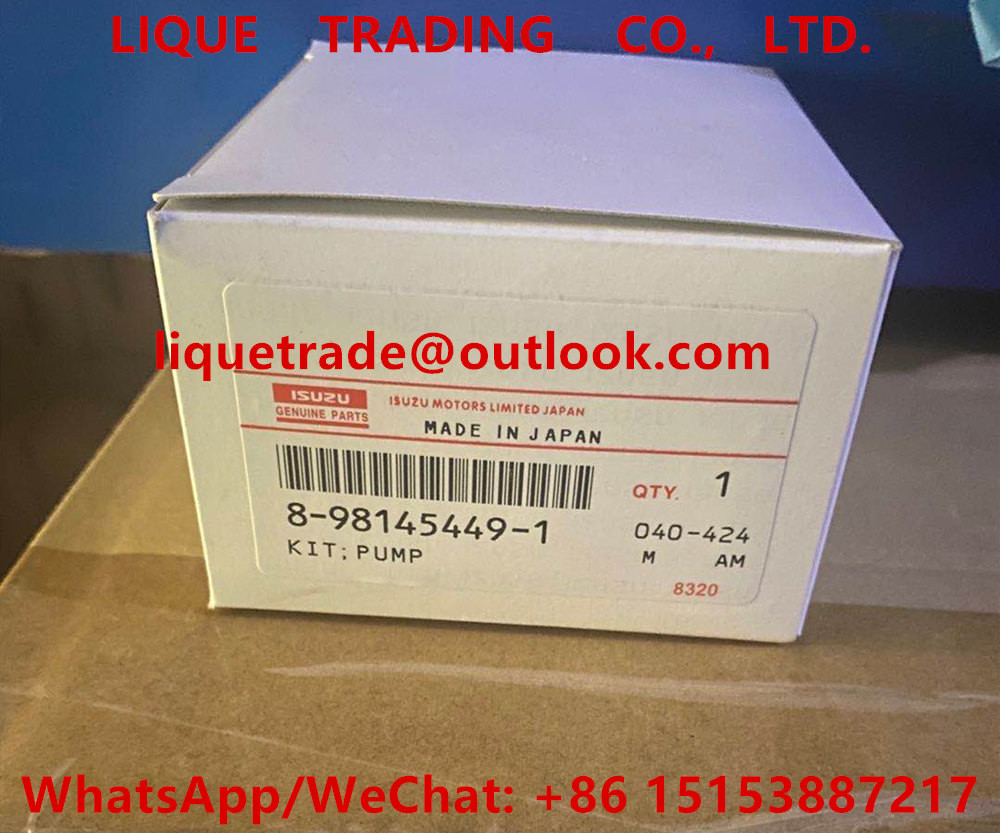 ISUZU control valve 8-98145449-1 , 8-98145449-0 REPAIR KIT 98145449 ...