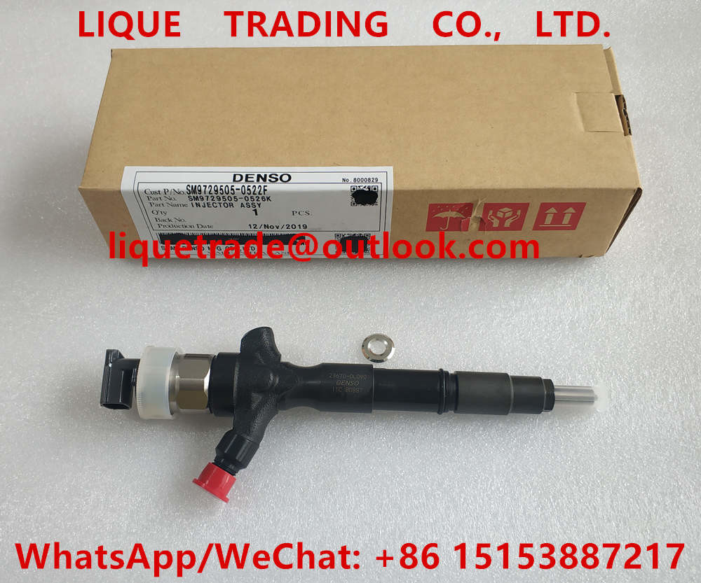 DENSO common rail injector 295050-0522 , 295050-0520 for TOYOTA 23670 ...