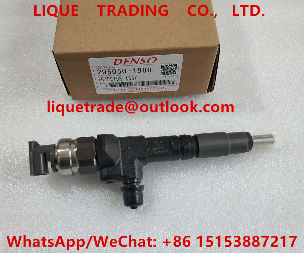 DENSO common rail injector 295050-1980 , 1J770-53051 , 2950501980 ...